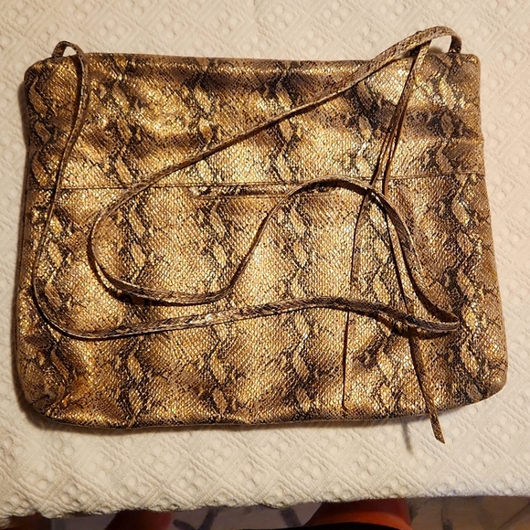 HOBO | Bags | Hobo Gold Snakeskin Leather | Poshmark